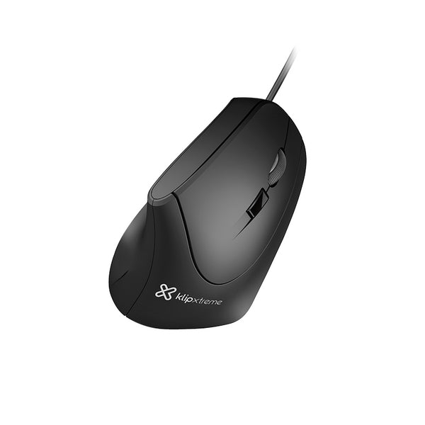 MOUSE USB ERGONOMICO KLIP COLOR NEGRO KMO-506 – ISI-TECH